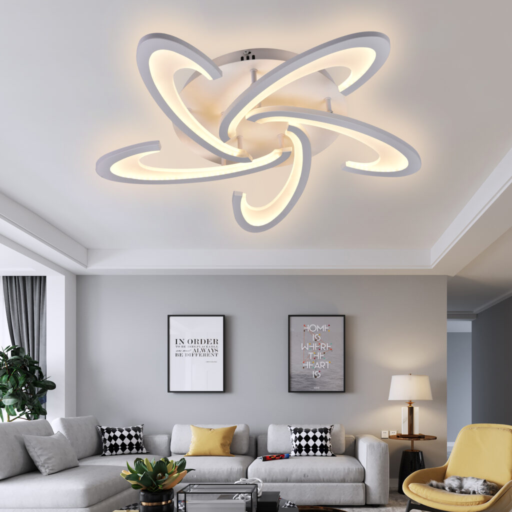 Lampa LED Sufitowa z Pilotem